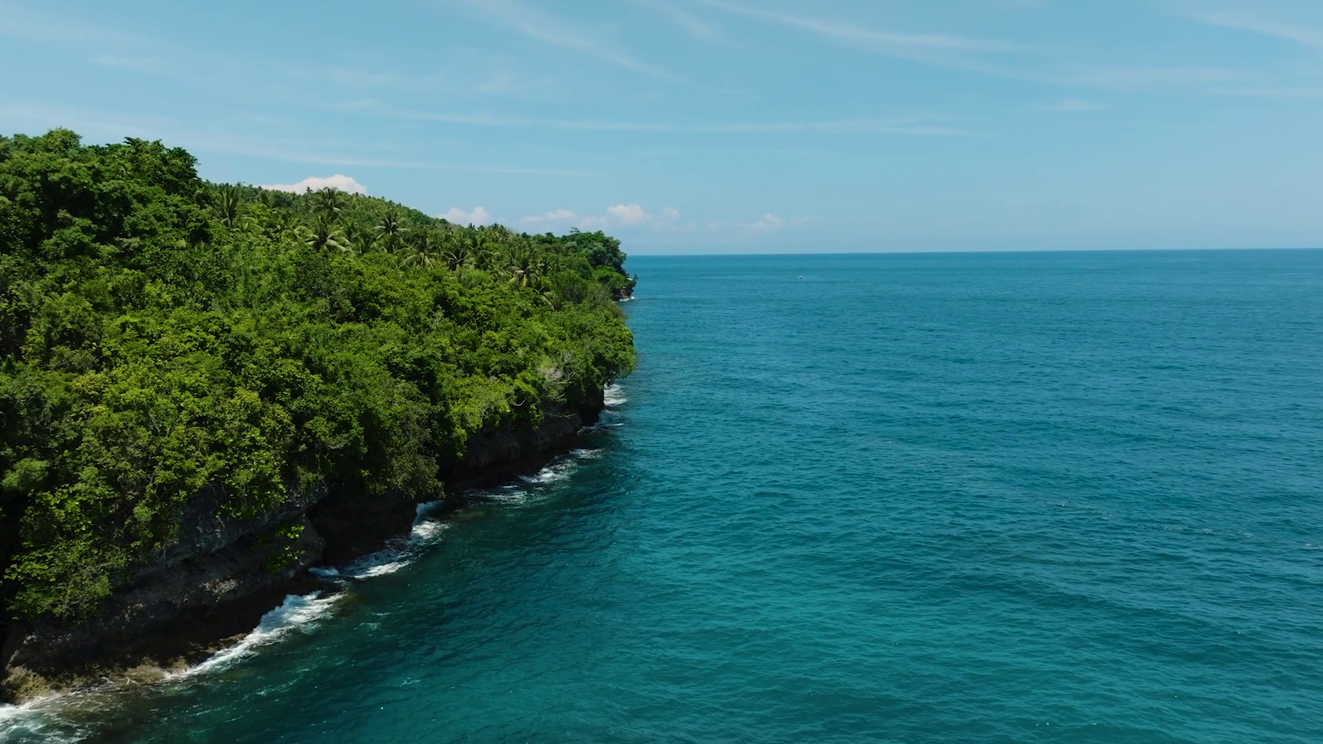 Ocean Waves Crashing On Coastal Cliff Samal Stock Footage SBV-352274823 ...