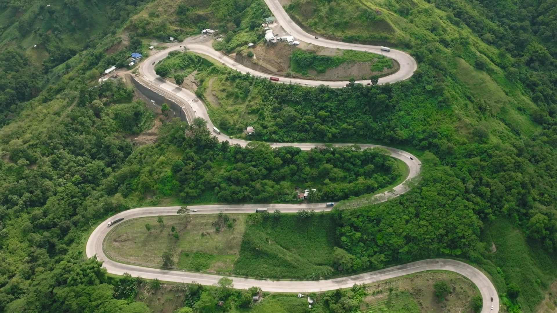 Called Intestine Road Hills In Mountain Stock Footage SBV-352274204 ...