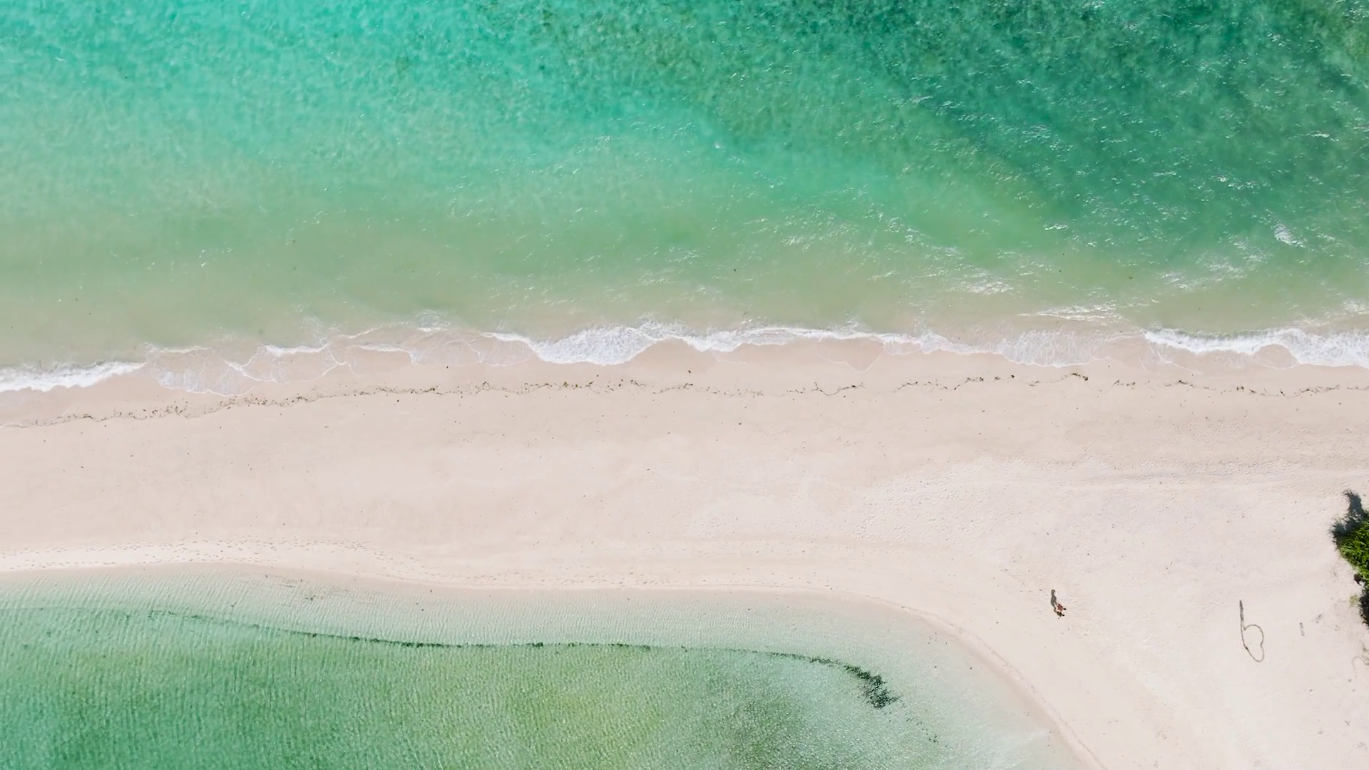 Beautiful Ocean Waves On Sandbar Sandy Beach Stock Footage SBV ...
