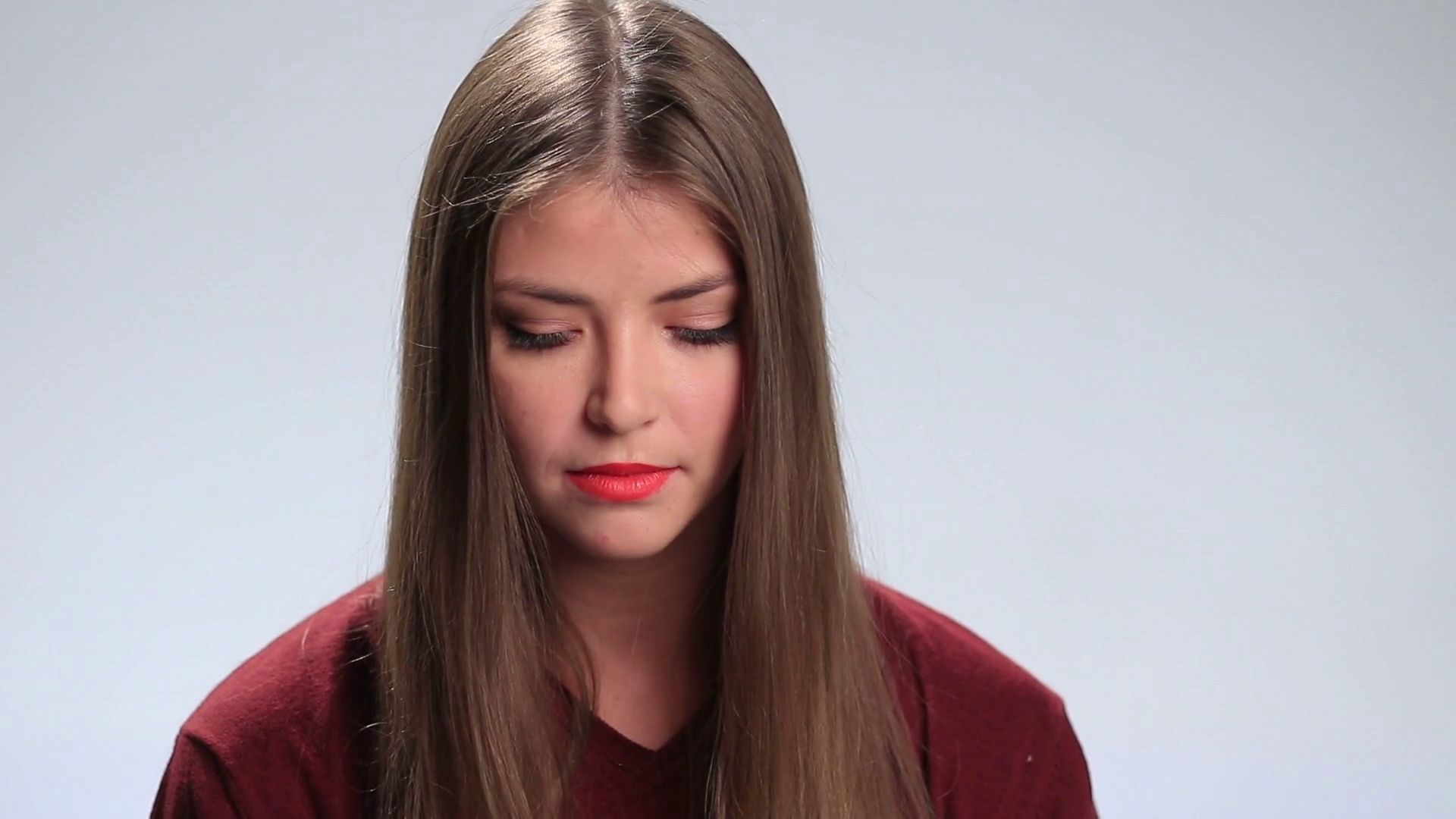 Beautiful frustrated woman looking viciously Stock Video Footage 00:11 ...