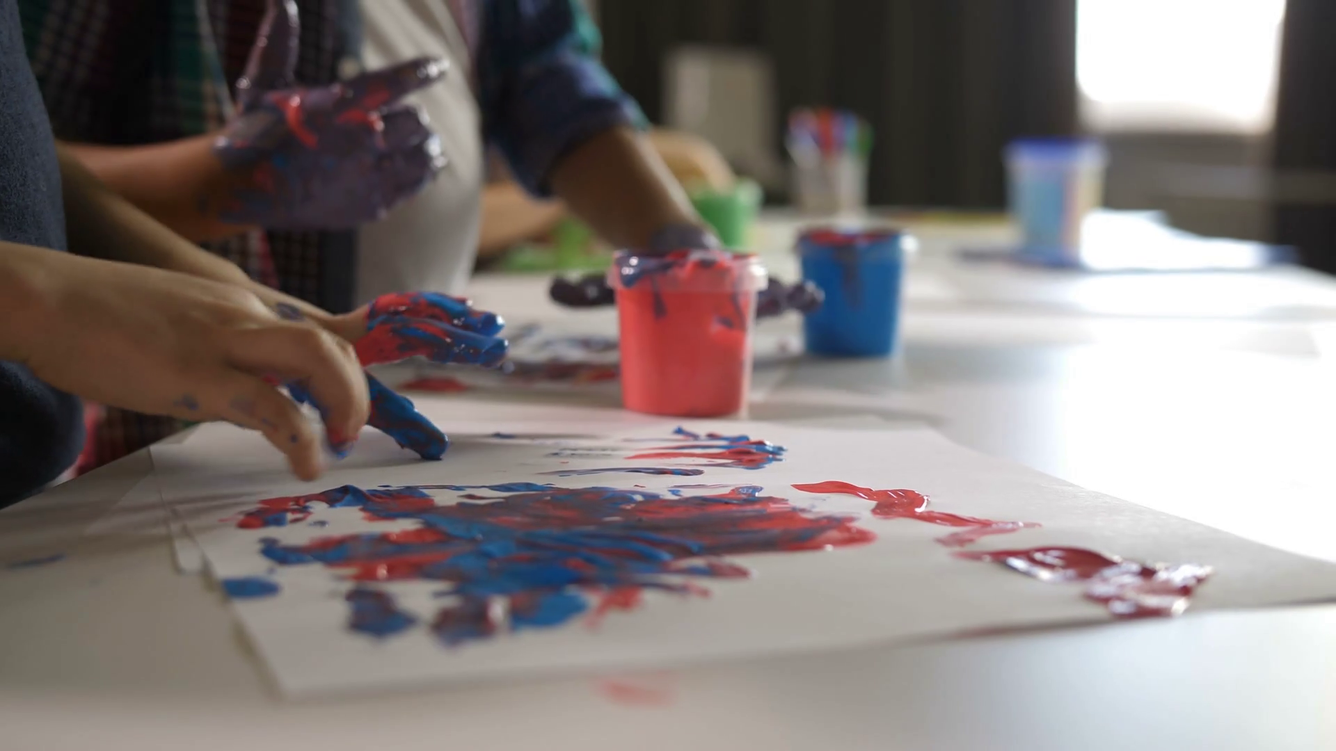 Closeup Of Multi Ethnic Children's Hands Stock Footage SBV-330001447 ...