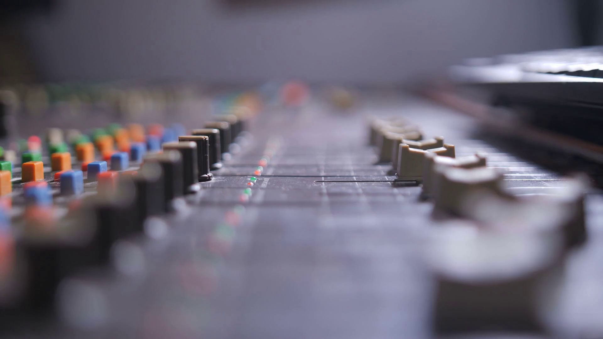 Hand Of Record Producer Working On Mixing Stock Footage SBV-337574141 ...