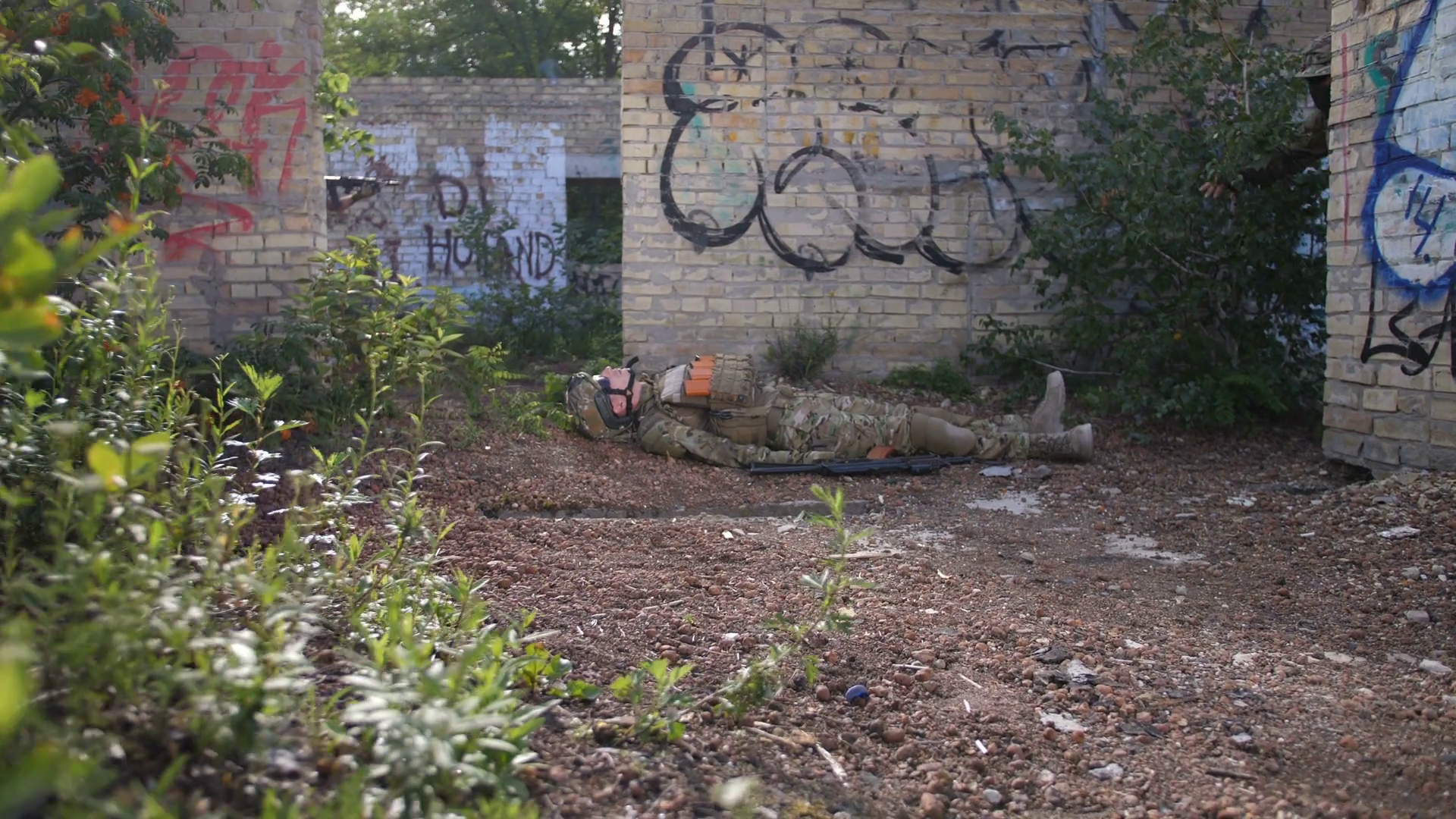 Heroic Army Ranger Medic In Uniform Saving Stock Footage SBV-328335254 ...