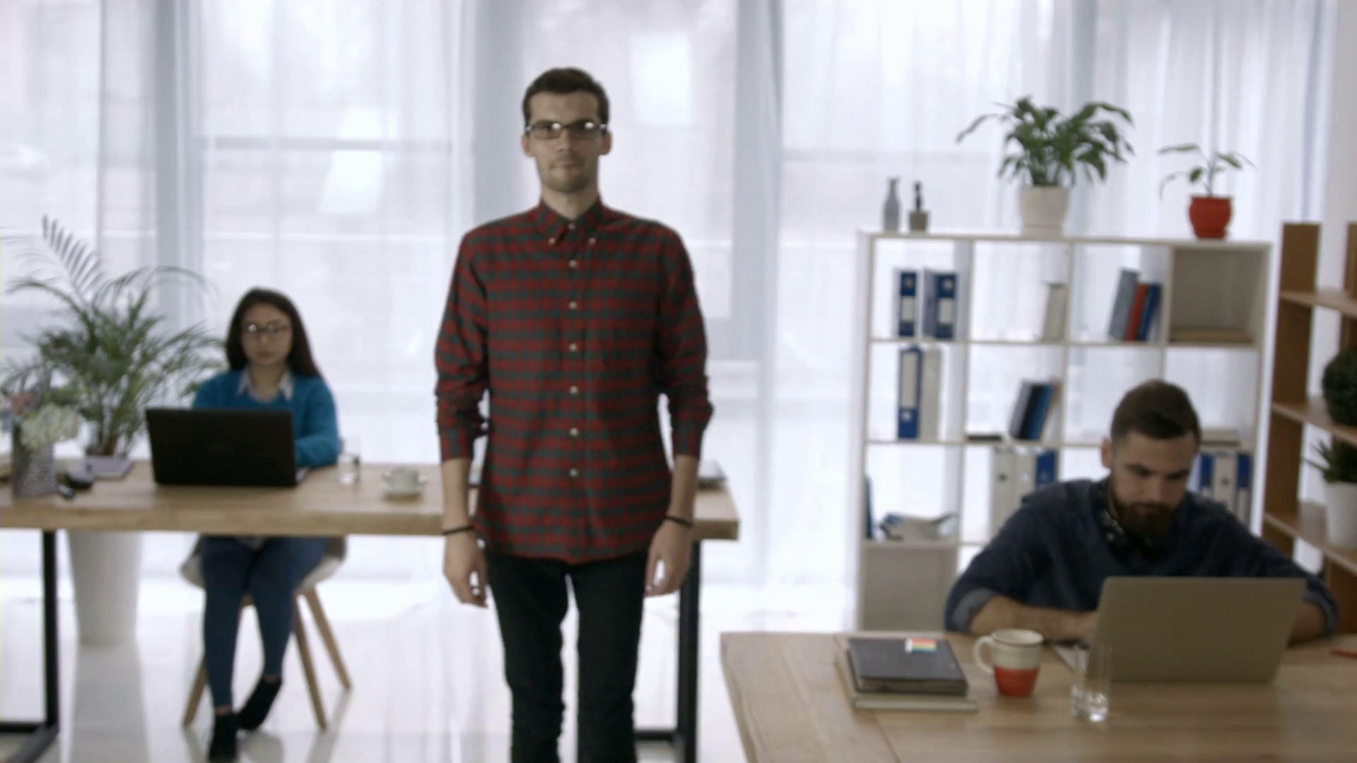 Portrait Of Happy Web Designer Smiling In Stock Footage SBV-319295395 ...