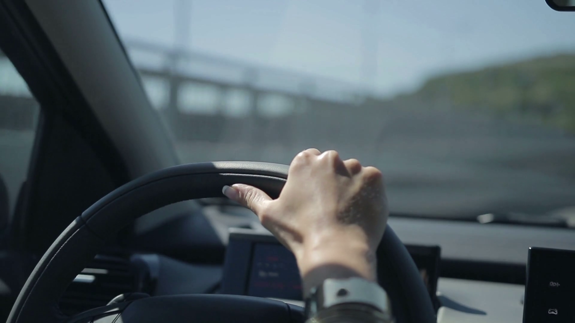 Young Person Driving Vehicle Making Turn Stock Footage SBV-309127366 ...