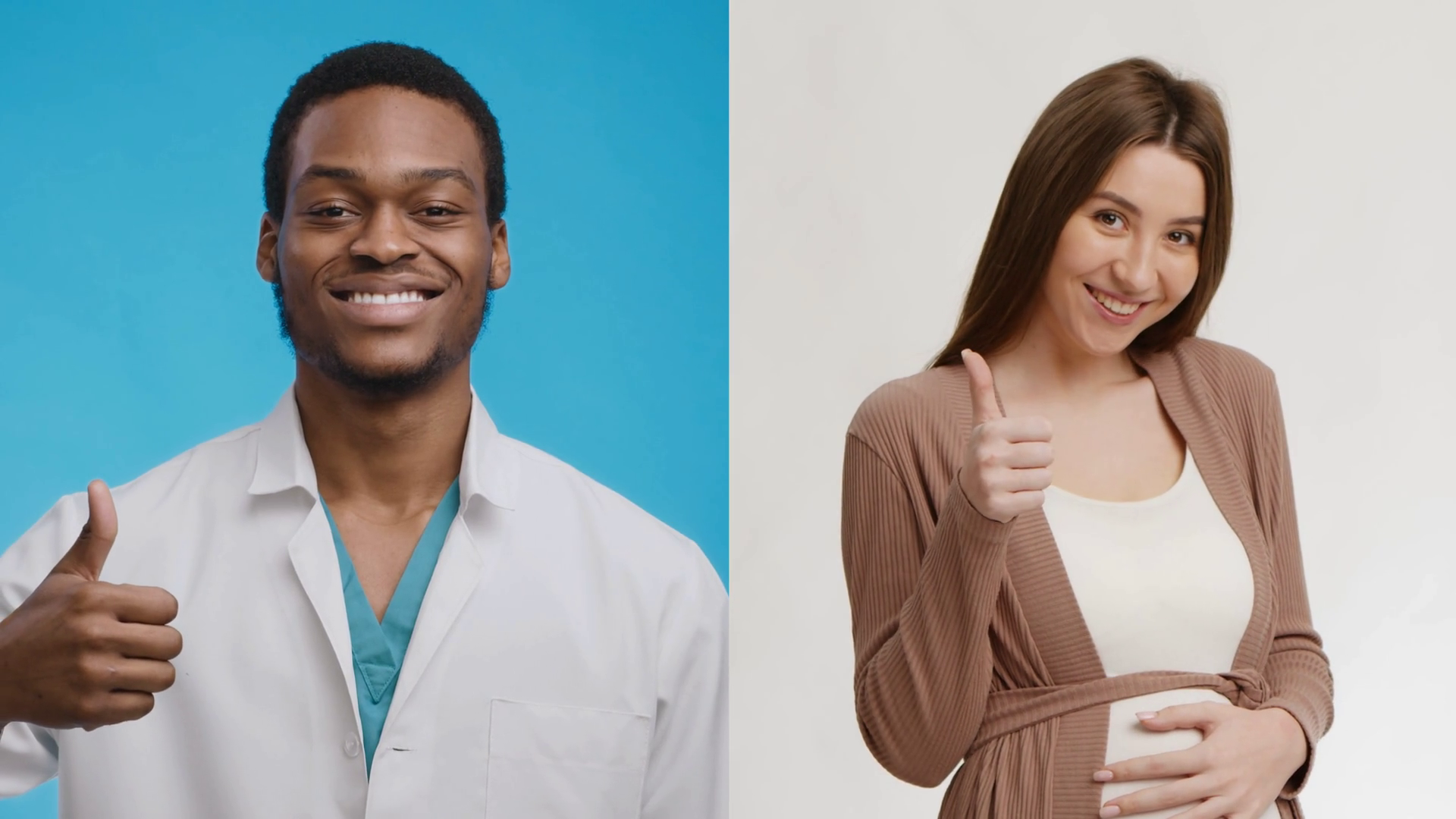 A Healthcare Provider Gives Thumbs-up Stock Footage SBV-351795892 ...