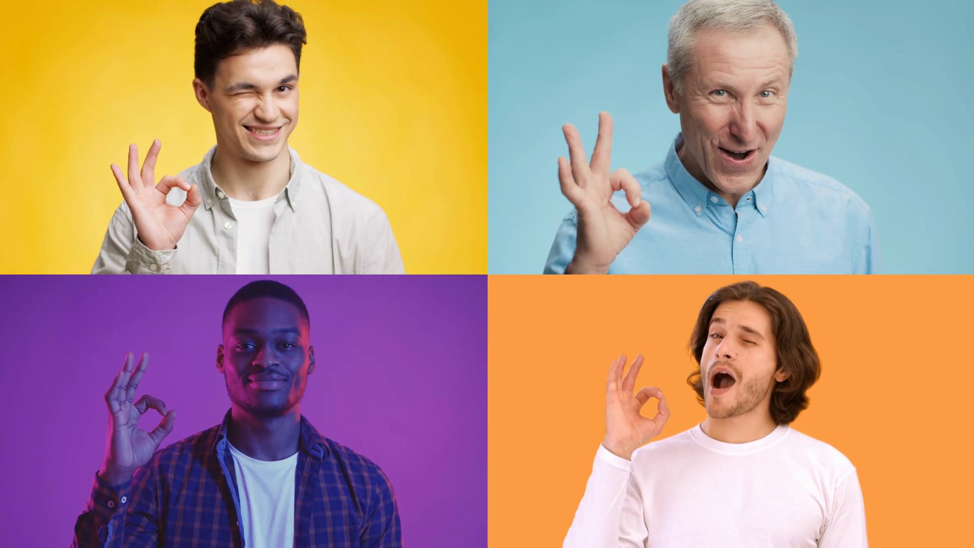 Four Men From Different Backgrounds Are Stock Footage SBV-351816185 ...
