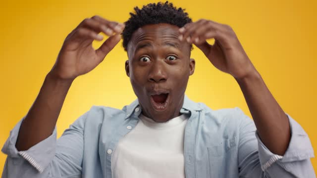 Man Shocked Face Stock Footage: Royalty-Free Video Clips - Storyblocks