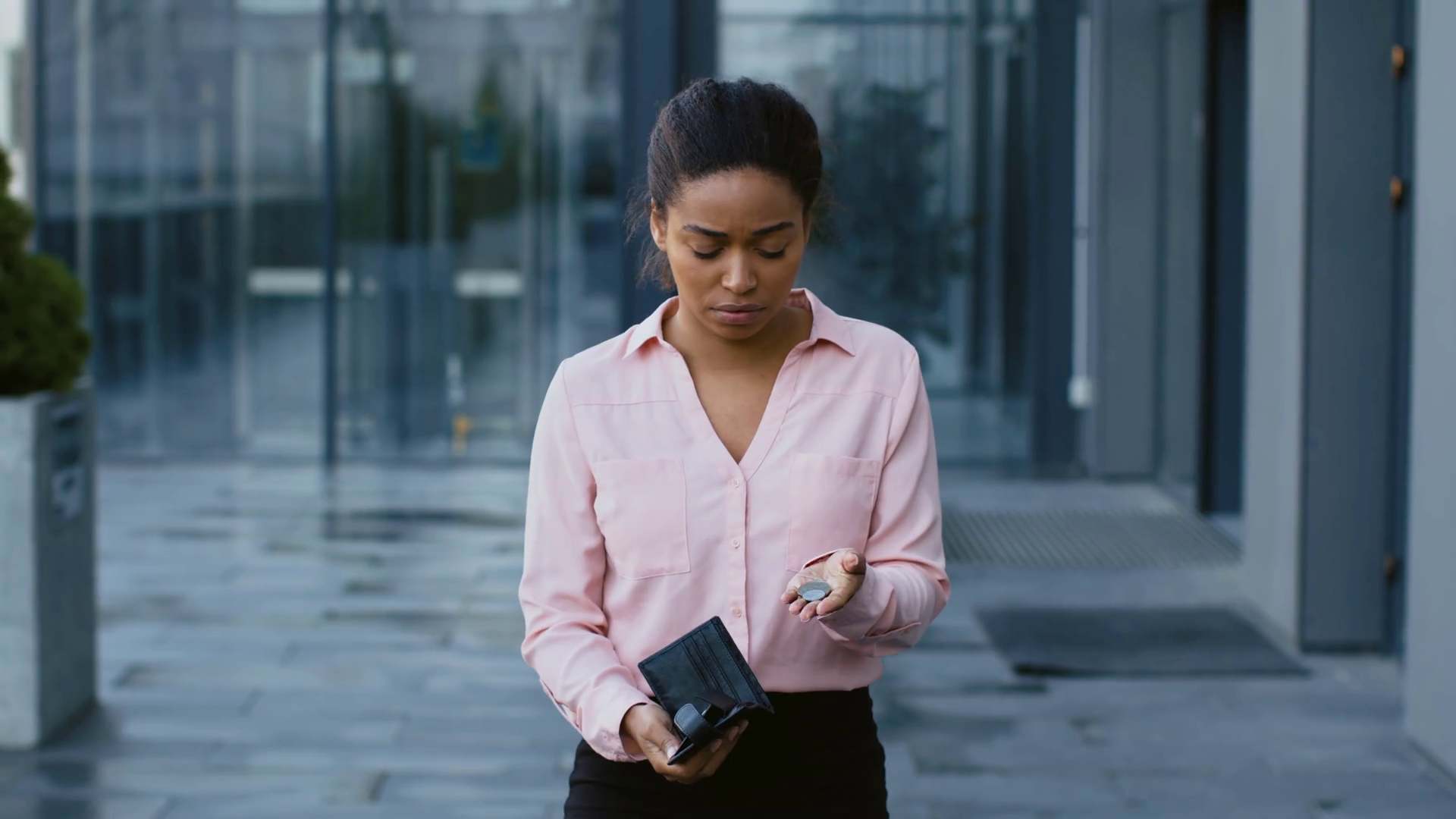 Poorly Paid Job Young Upset Woman Manager Stock Footage SBV-347091170 ...