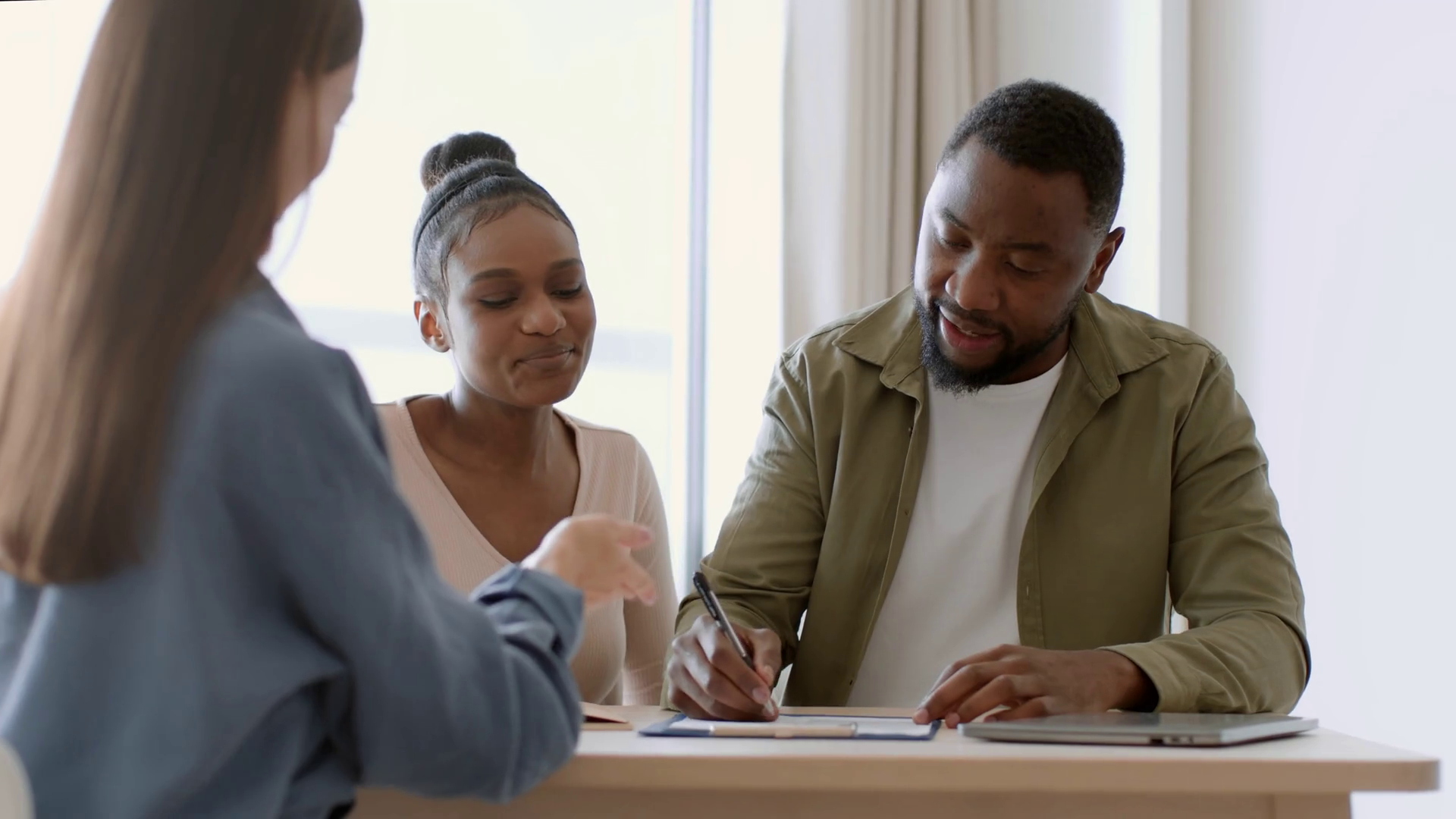 Great Family Purchase Young Happy African Stock Footage SBV-347466905 ...