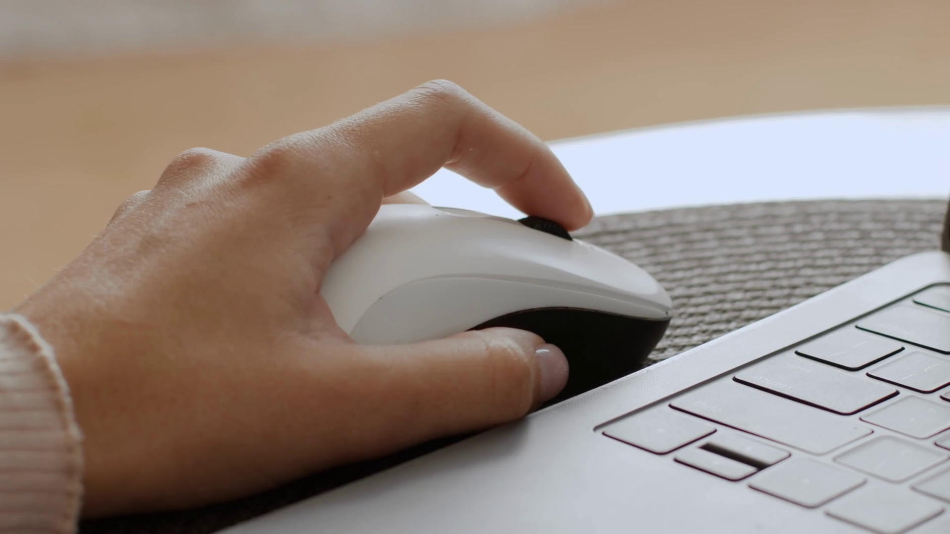 Close Up Shot Of Female Hand Using Modern Stock Footage SBV-347462254 ...