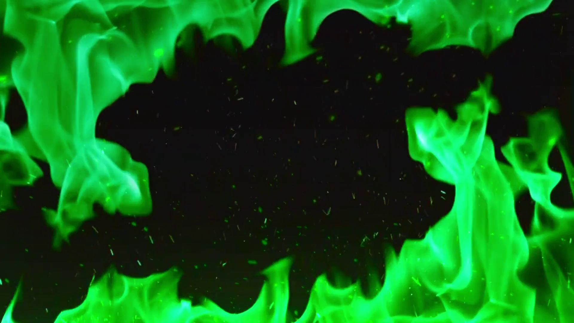 Raging Green Flames Fire Burning Frame Stock Motion Graphics SBV-348562977 - Storyblocks