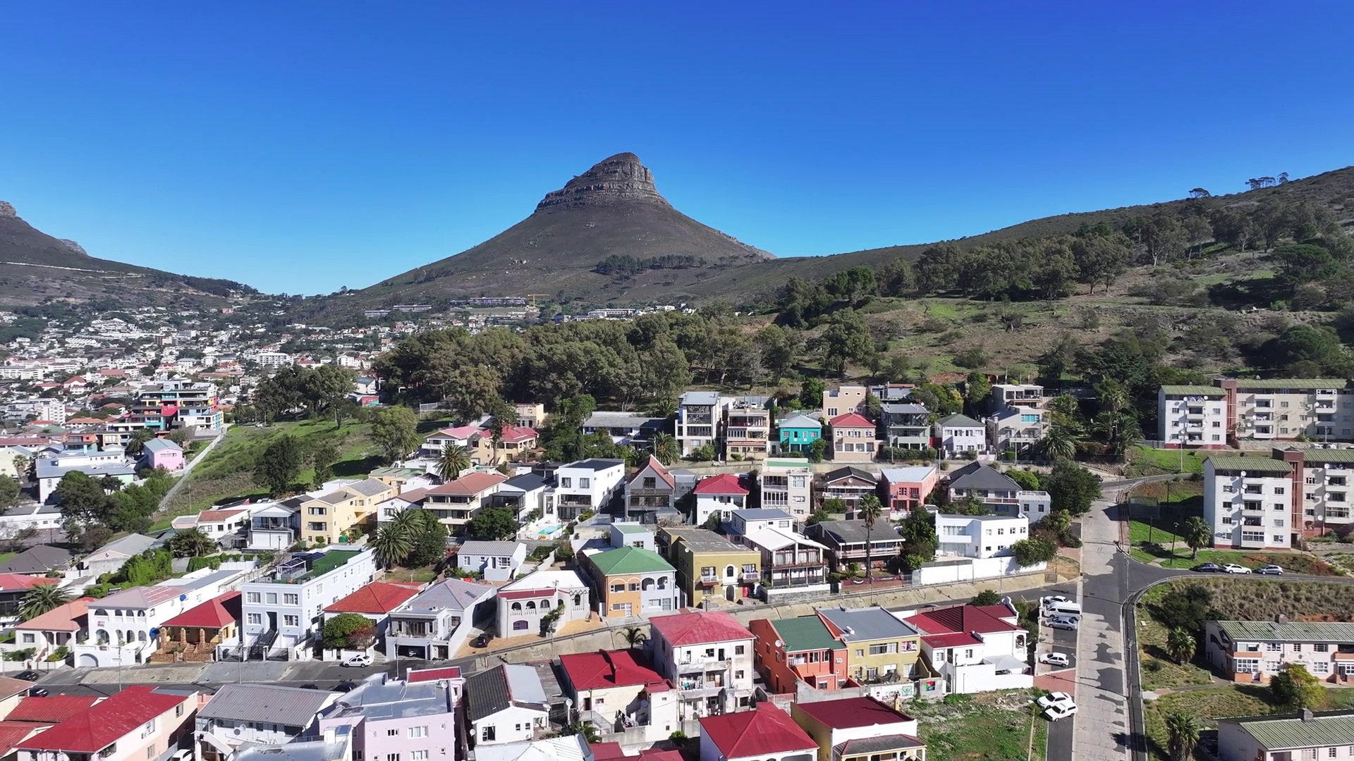 Cape Town Skyline In Cape Town Western Cape Stock Footage SBV-352211359 ...