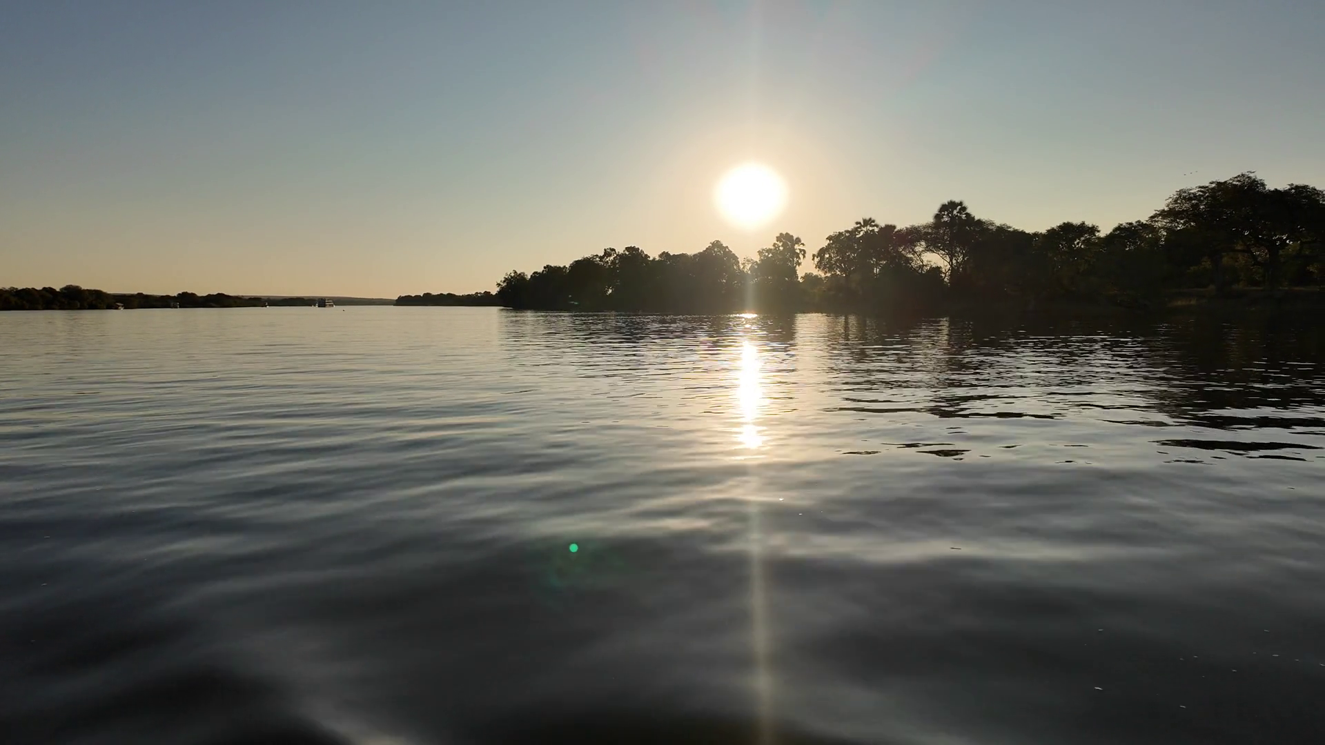 Sunset Forest In Zambezi River Victoria Stock Footage SBV-352210466 ...