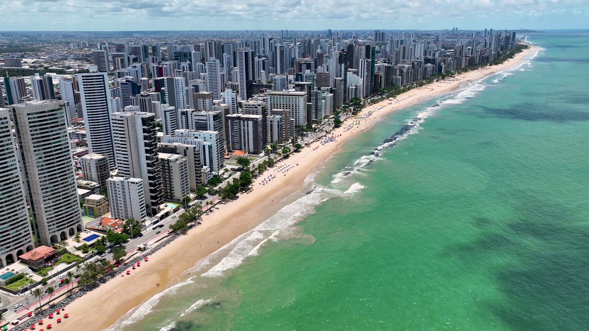 Northeastern Brazil Skyline In Recife Stock Footage SBV-352217017 ...