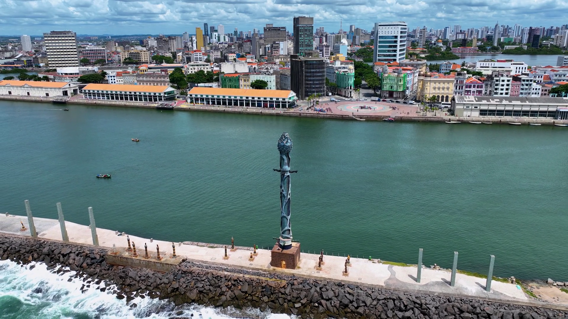 Northeastern Brazil Skyline At Recife In Stock Footage SBV-351677152 ...