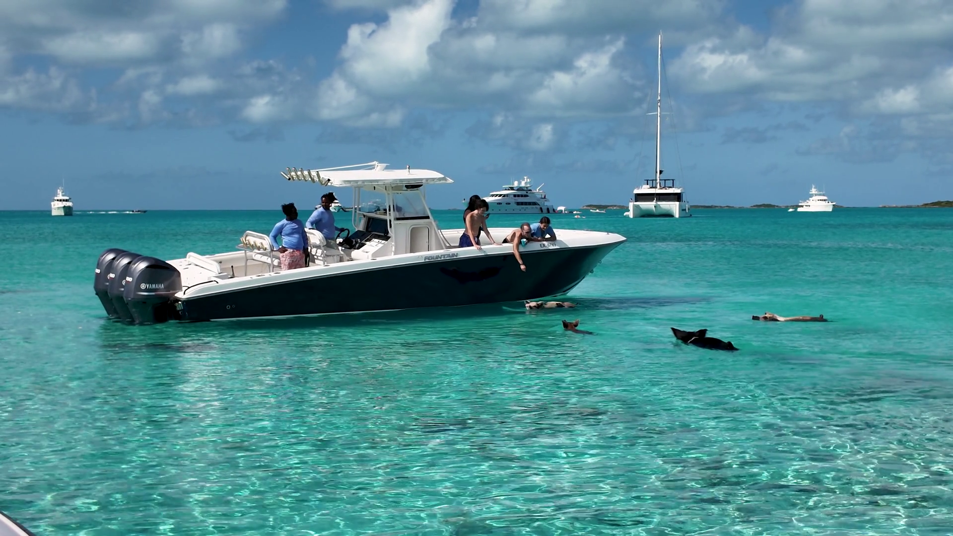 Exuma Islands Black Point Bahamas - 1222025 Stock Footage SBV-353392596 ...