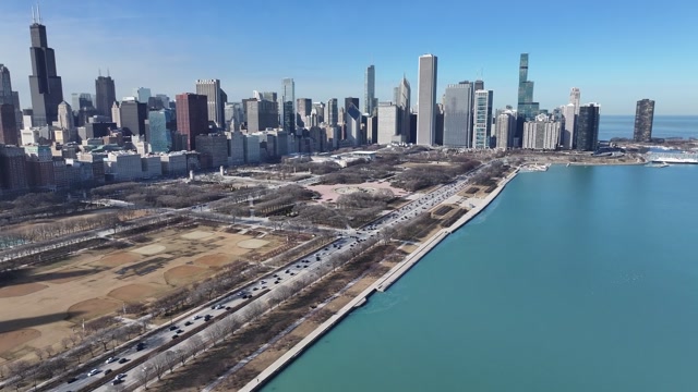 Chicago Illinois Skyline Stock Footage: Royalty-Free Video Clips ...