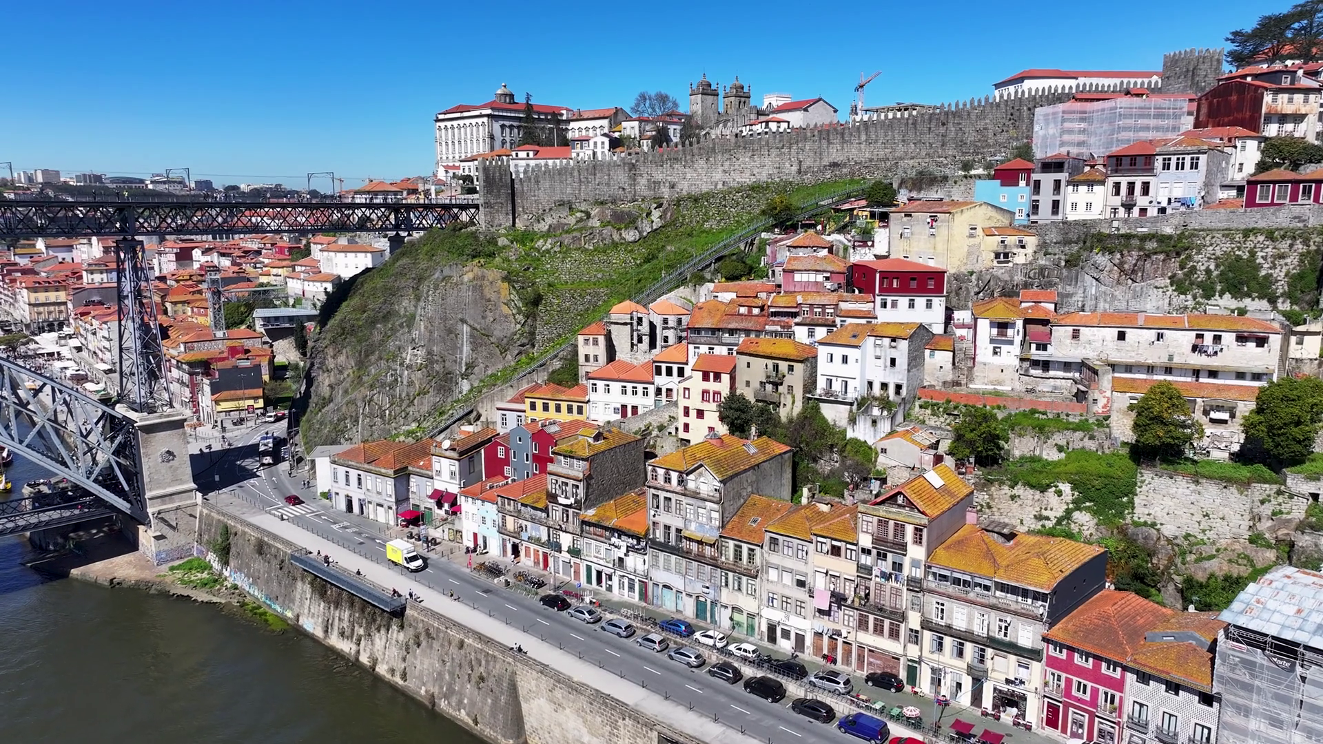 Porto Portugal - 5172025 - Porto Skyline At Stock Footage SBV-352172516 ...