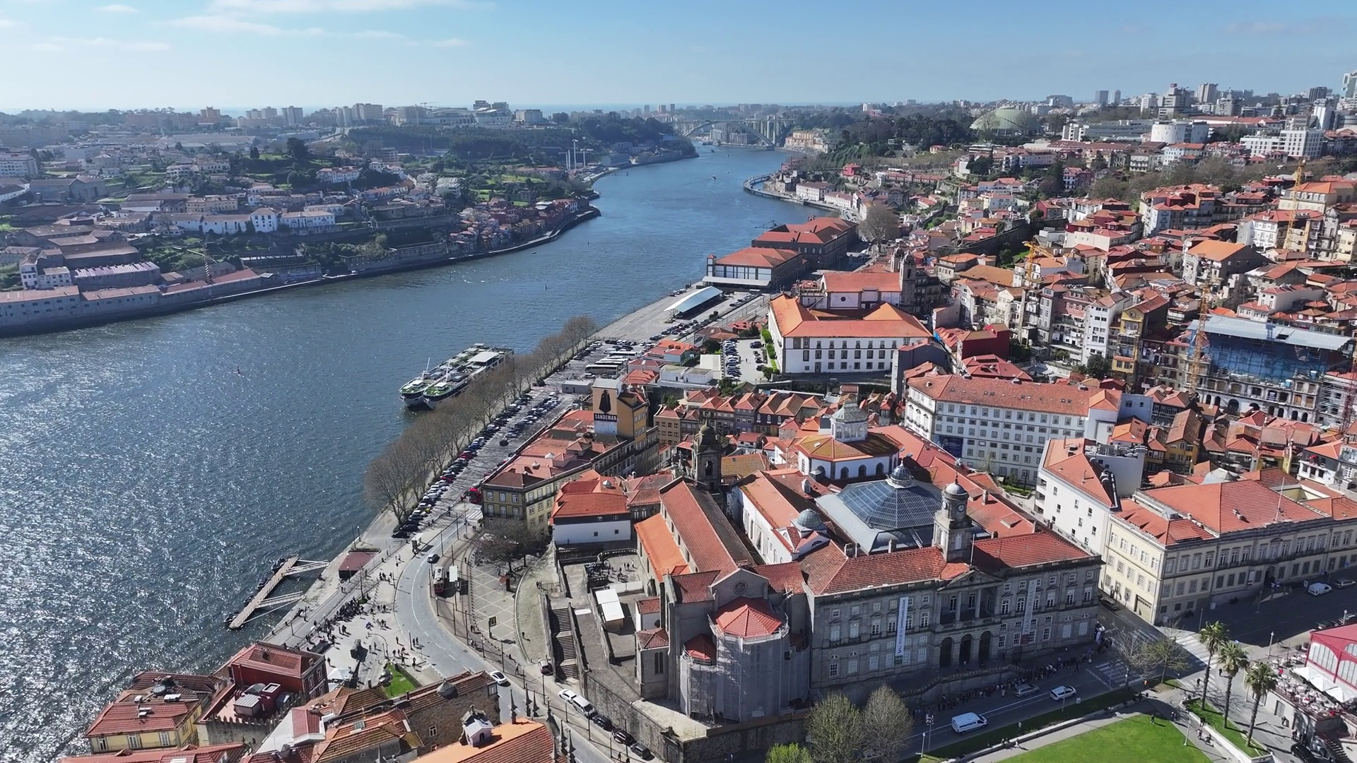 Porto Skyline At Porto In District Of Porto Stock Footage SBV-351954954 ...