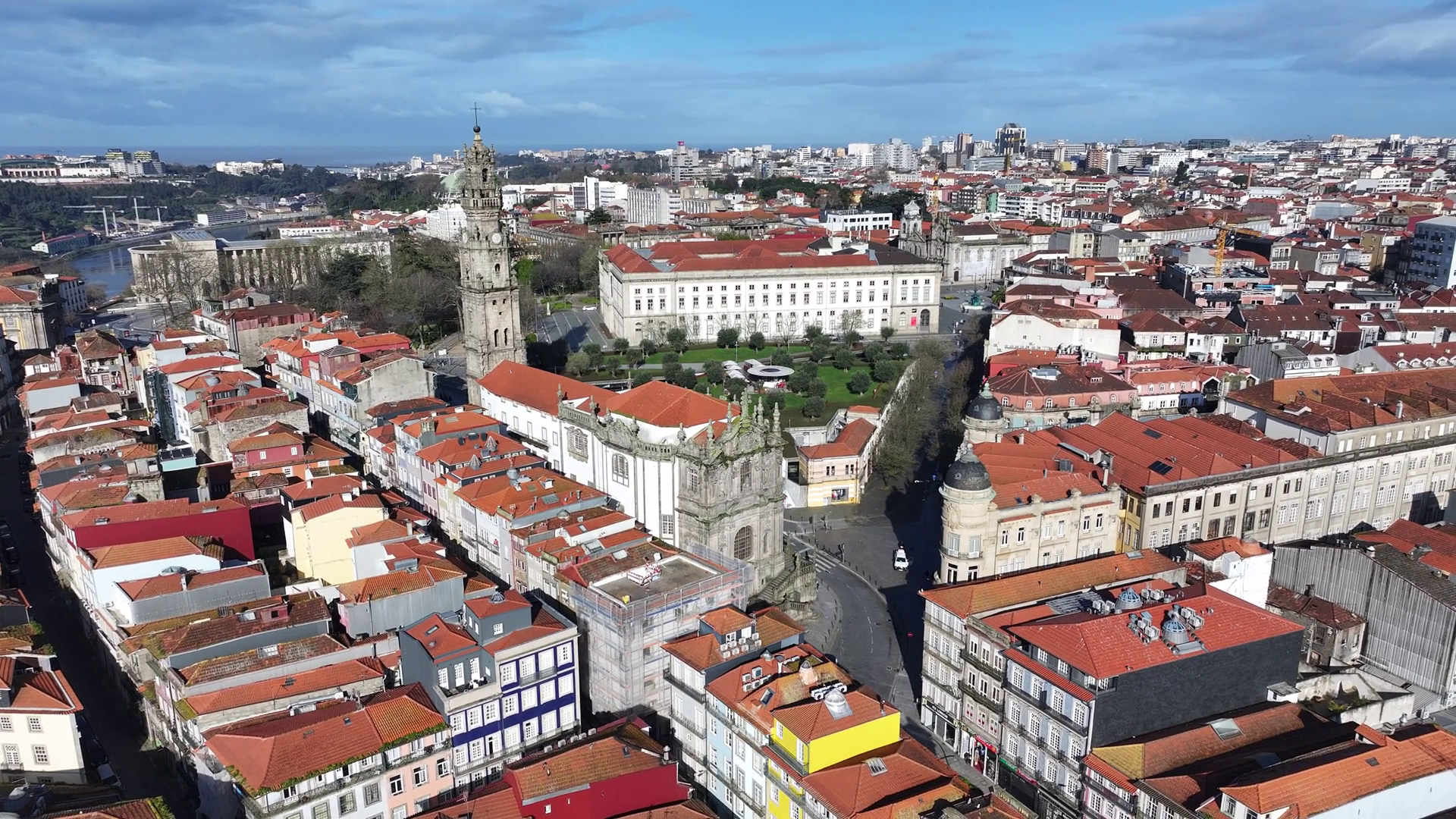 Porto Skyline At Porto In Porto District Stock Footage SBV-351939265 ...