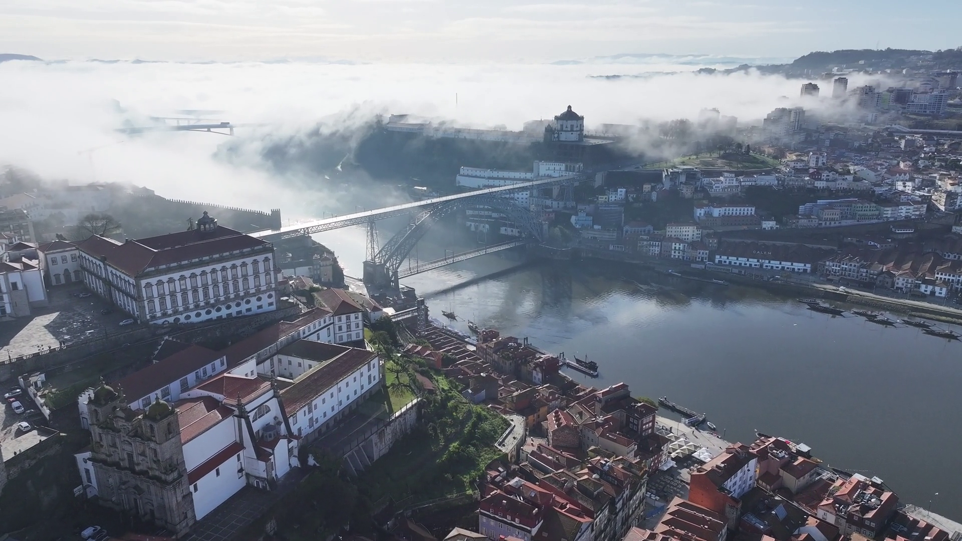 Porto Skyline At Porto In Porto District Stock Footage SBV-351939252 ...