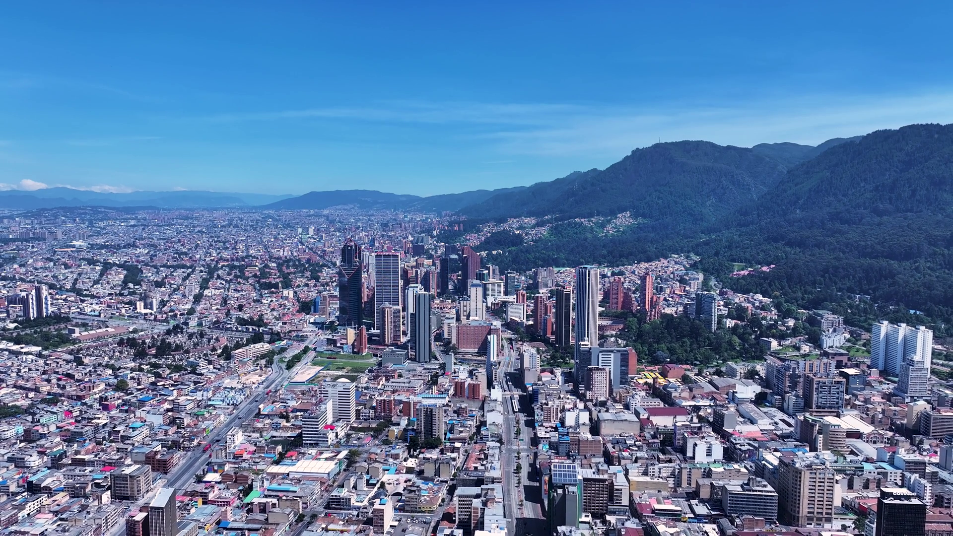 Bogota Skyline At Bogota District Capital Stock Footage SBV-351767904 ...
