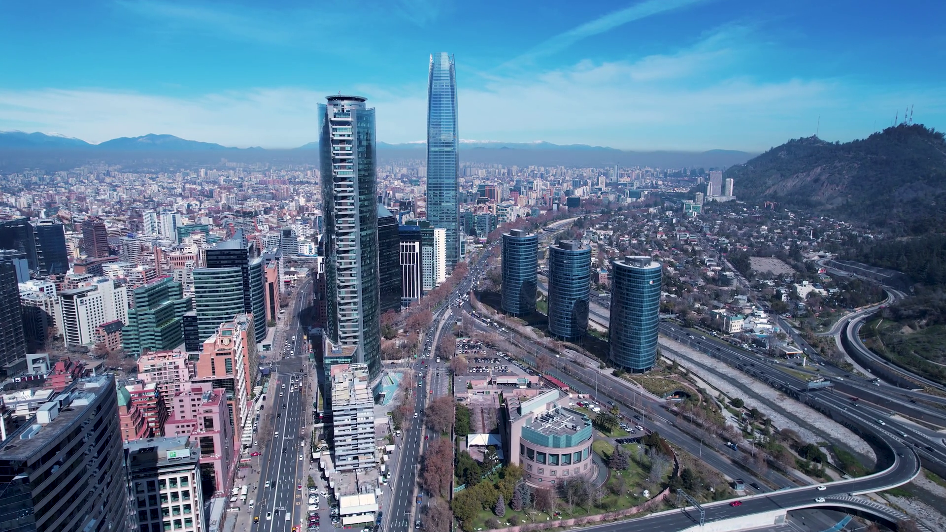 Corporate Offices At Santiago Metropolitan Stock Footage SBV-349145435 ...