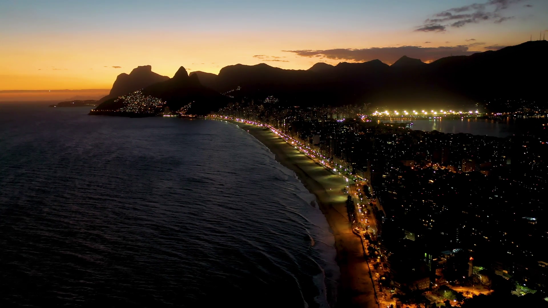 Ipanema Beach In Rio De Janeiro Brazil Bird Stock Footage SBV-352211836 ...