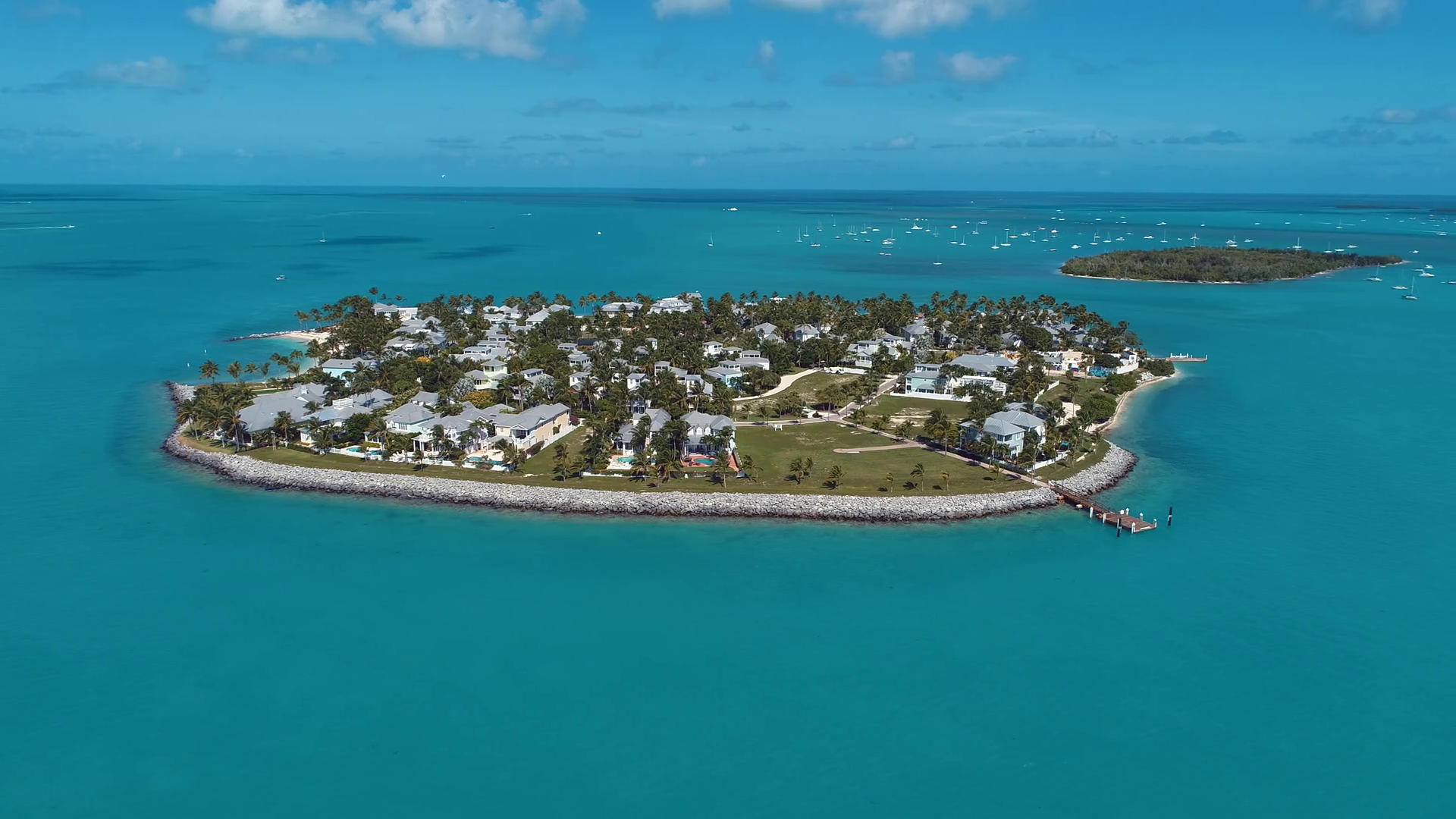 Panning Wide Landscape Of Stunning Islands Stock Footage SBV-347197027 ...