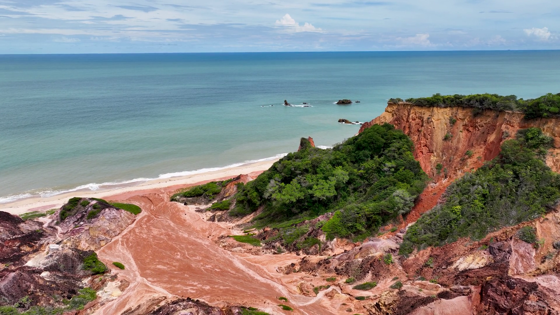 Scenic Canyons At Conde In Paraiba Brazil Stock Footage SBV-347725931 ...