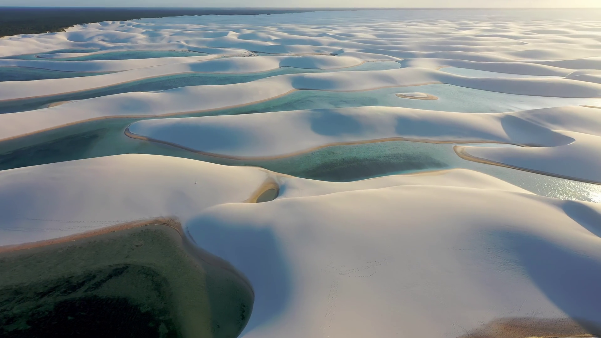 Sand Dunes Rain Water Lagoons At Northeast Stock Footage SBV-347724762 ...