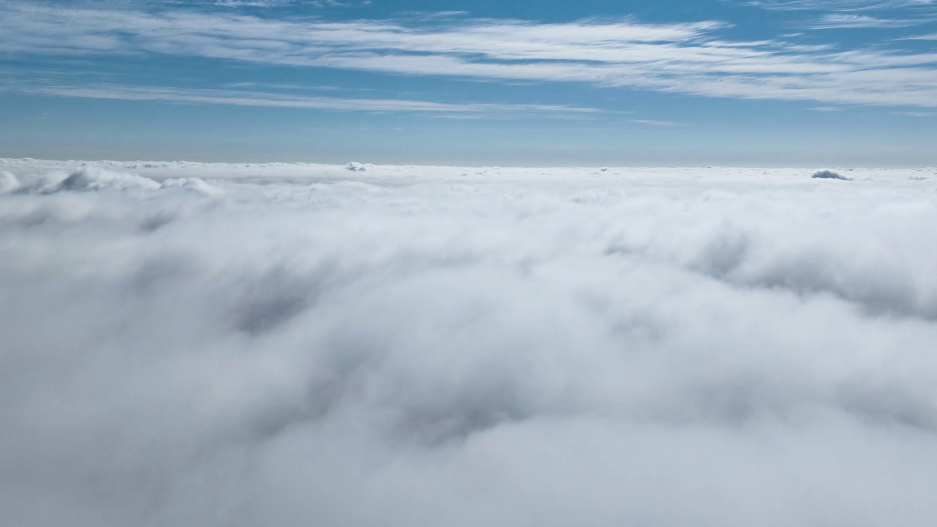 Aerial View Of Cloud Layer Plane Flying Stock Footage SBV-348903593 ...