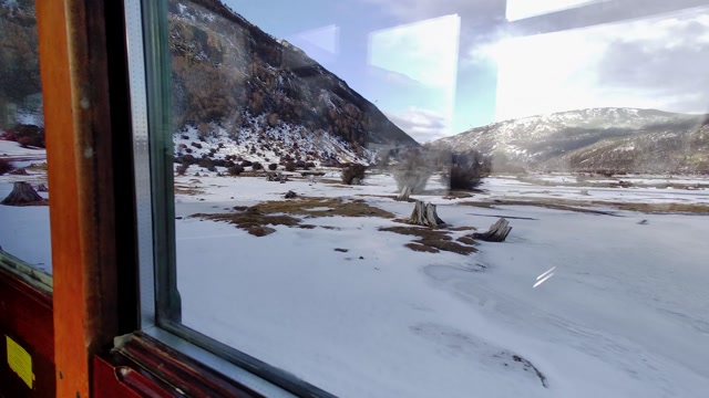Train Window Snow Stock Footage: Royalty-Free Video Clips - Storyblocks