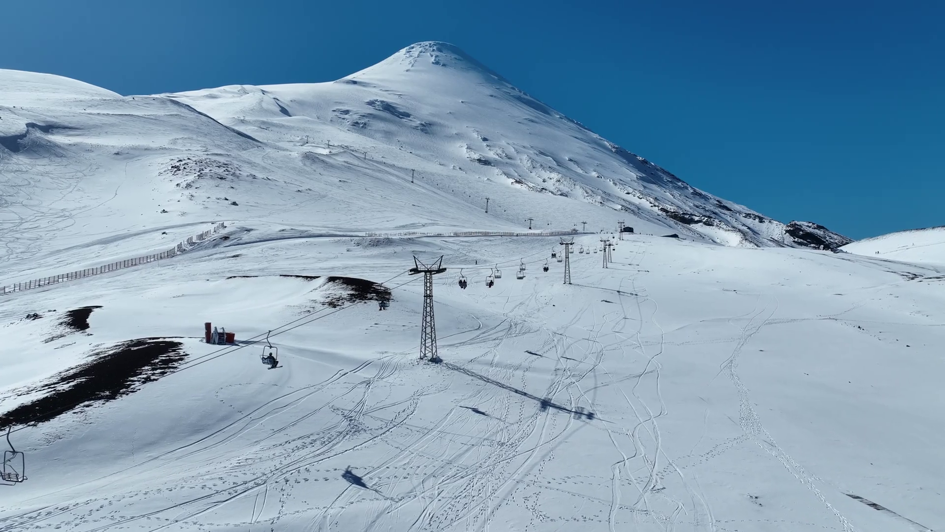 Ski Station At Osorno Vulcan Petrohue Chile Stock Footage SBV-348490671 ...