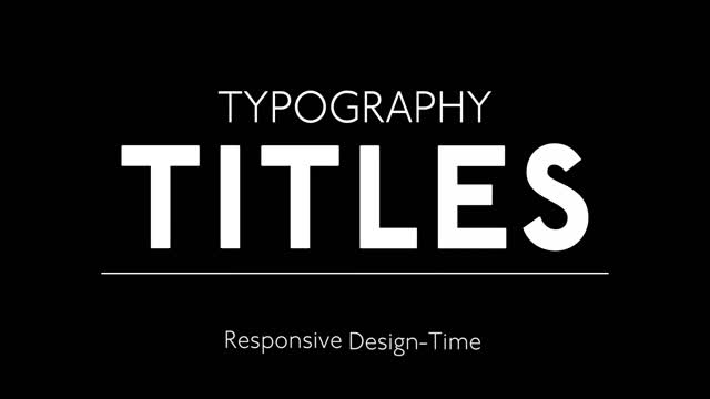 Typeface Showcase Templates Royalty-Free - Storyblocks