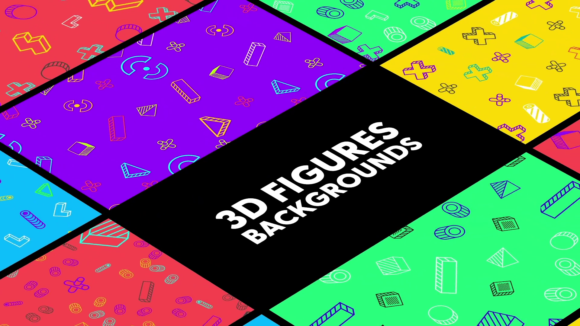 3 D Figures Backgrounds Template SBV-348615400 - Storyblocks