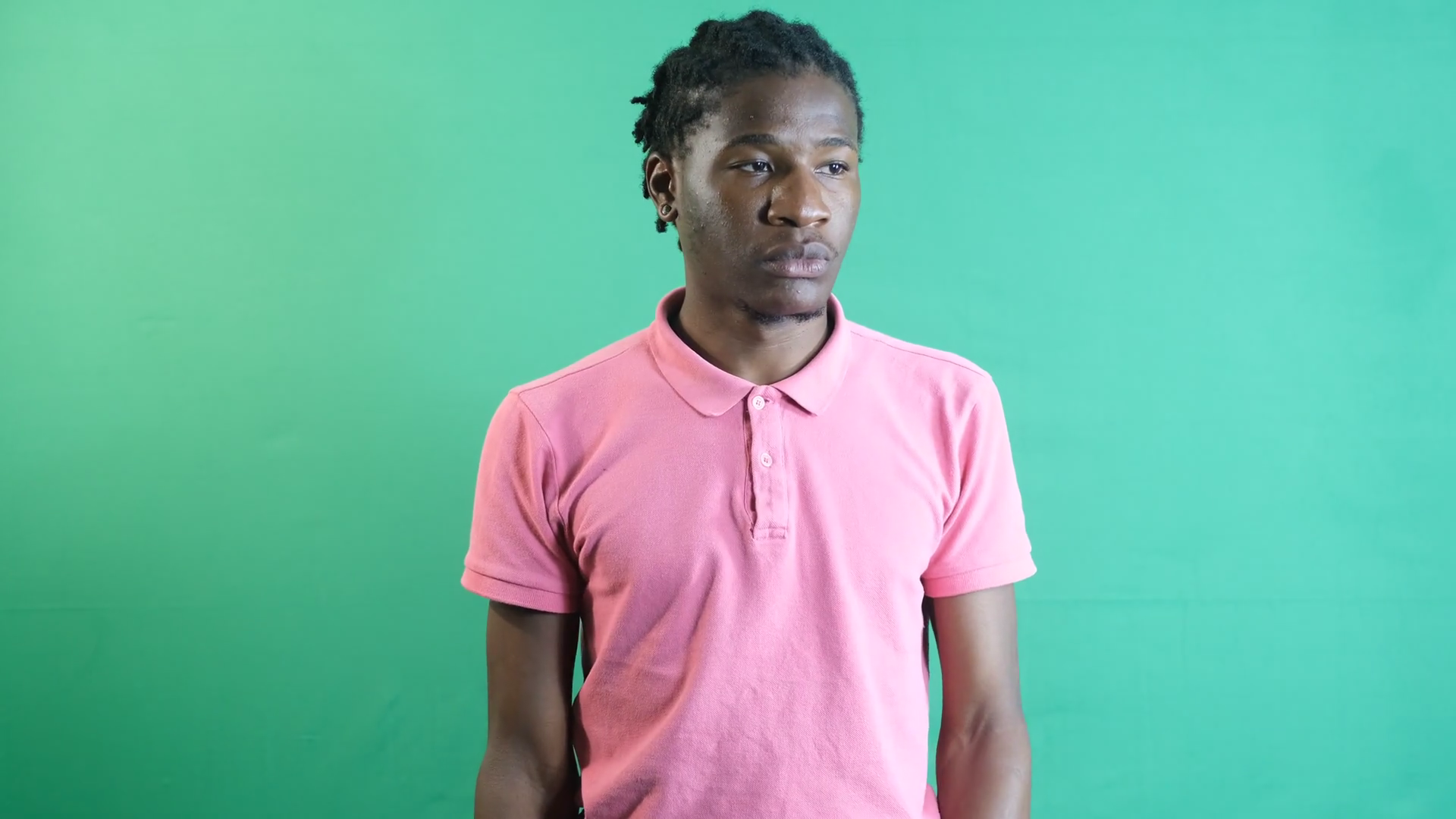 Concerned Black Man Expressing Emotions On Stock Footage SBV-347642111 ...