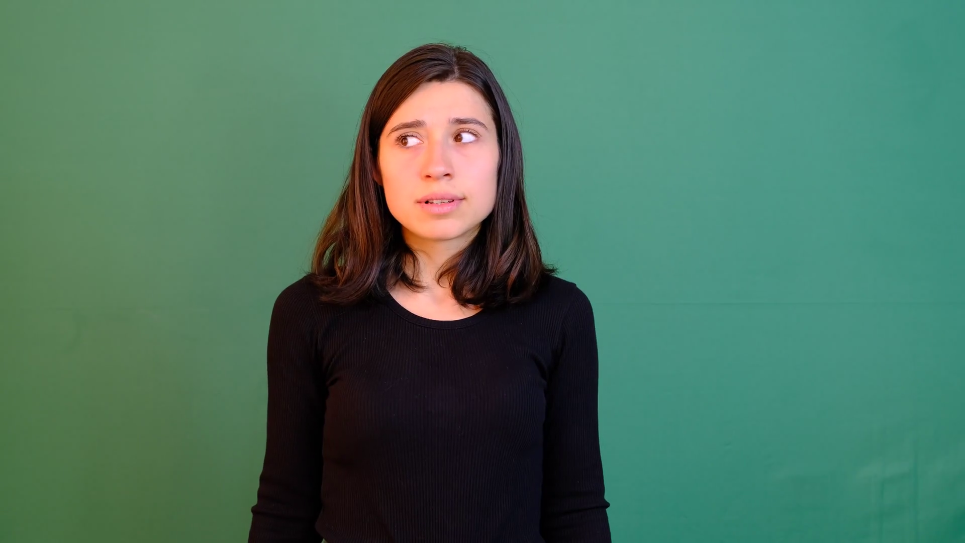 Very Cold Freezing Girl In Front Of Isolated Stock Footage SBV ...