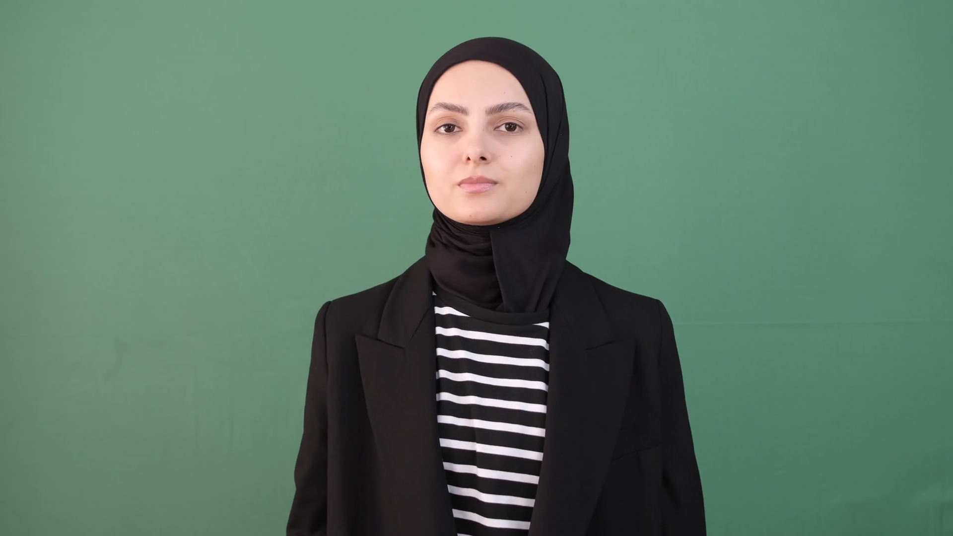 Female Muslim Perfect Sign In Front Of Stock Footage SBV-347639968 ...