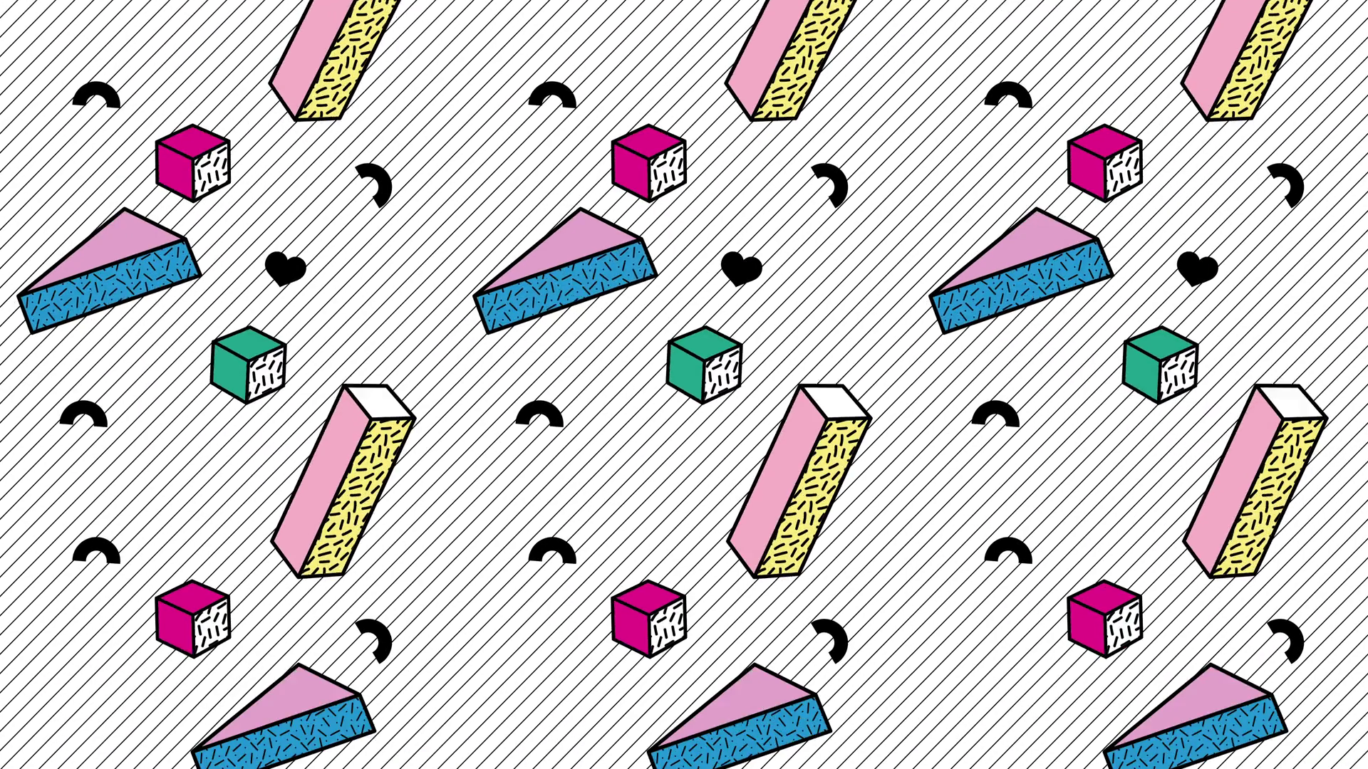 Memphis White Animated Background Retro Stock Motion Graphics SBV-348826258 - Storyblocks