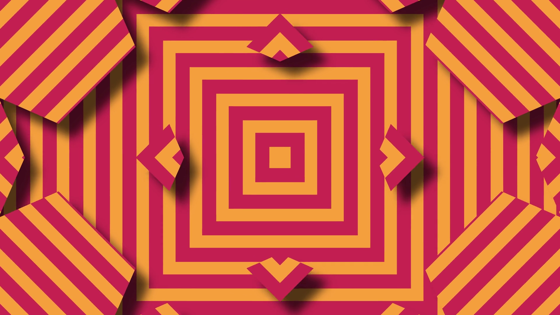 Geometric Orange Red Pattern With Modern Stock Motion Graphics SBV ...