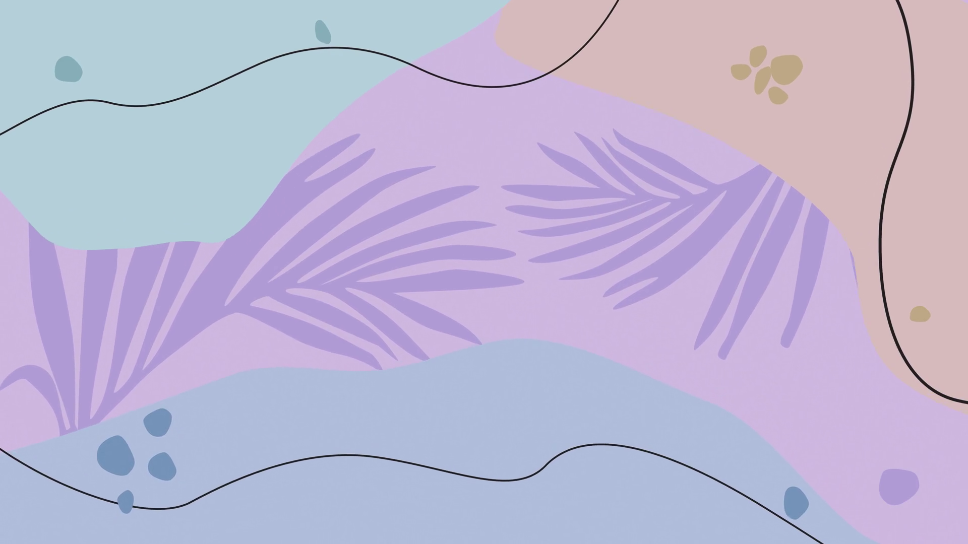 Minimalist Pastel Animated Background Floral Stock Motion Graphics SBV ...