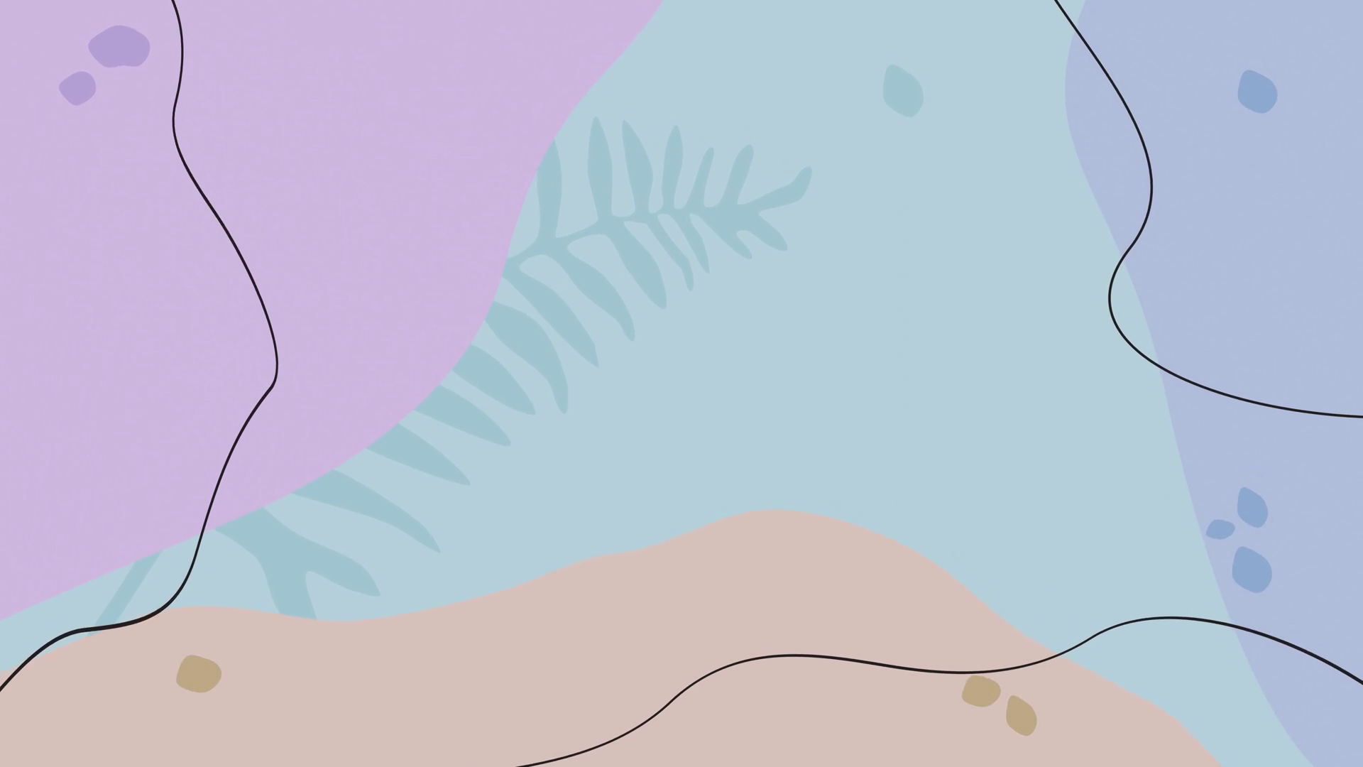 Minimalist Pastel Animated Background Floral Stock Motion Graphics SBV ...