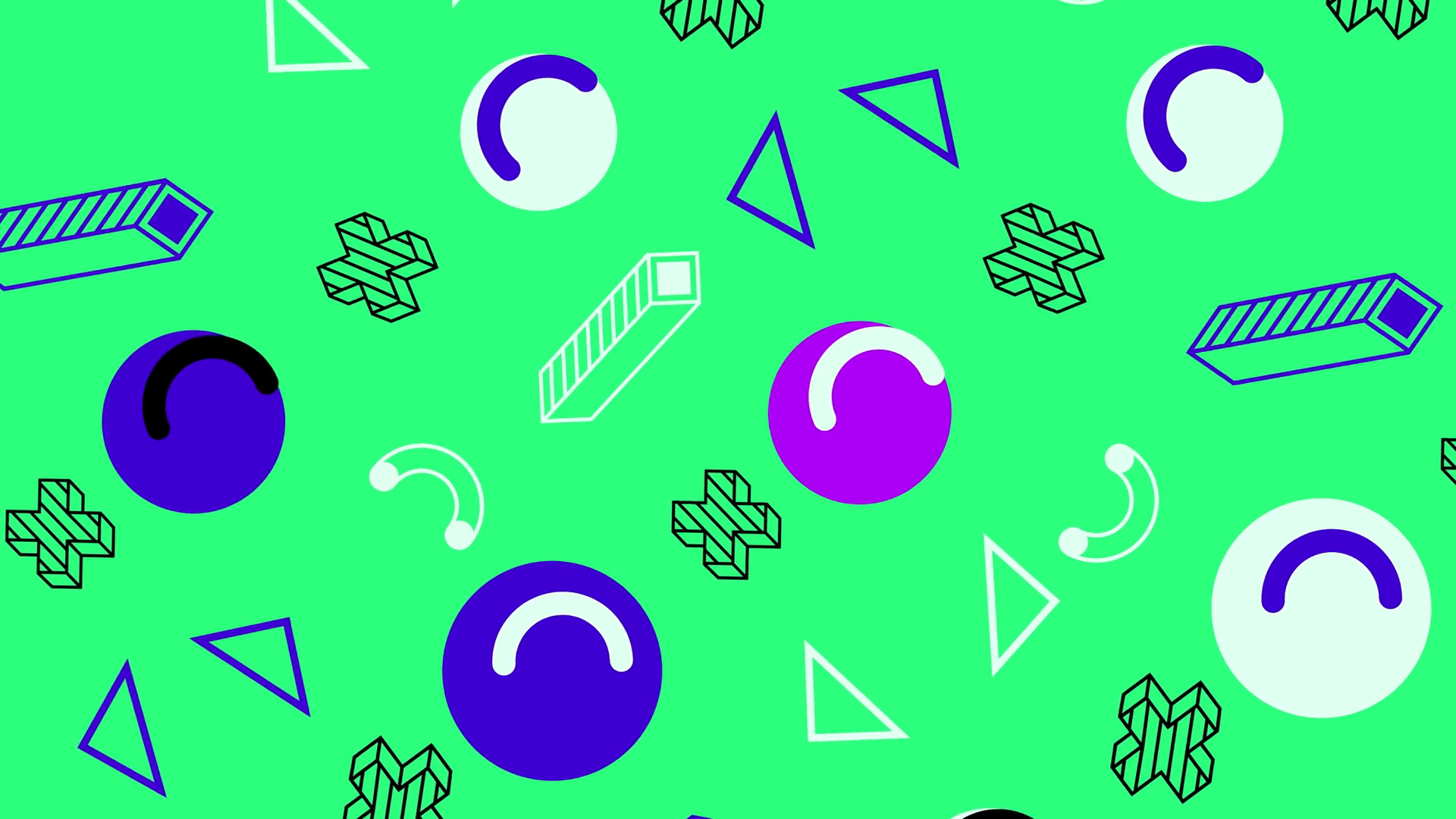 Seamless Abstract Animated Pattern With Stock Motion Graphics SBV ...