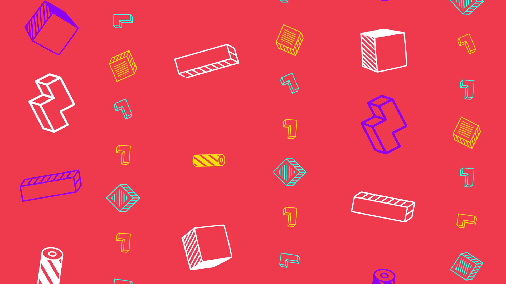 Memphis Design - Seamless Abstract Animated Stock Motion Graphics SBV-348855594 - Storyblocks