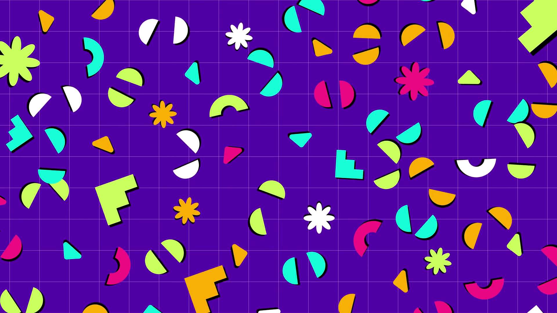 Seamless Abstract Animated Pattern With Stock Motion Graphics SBV ...