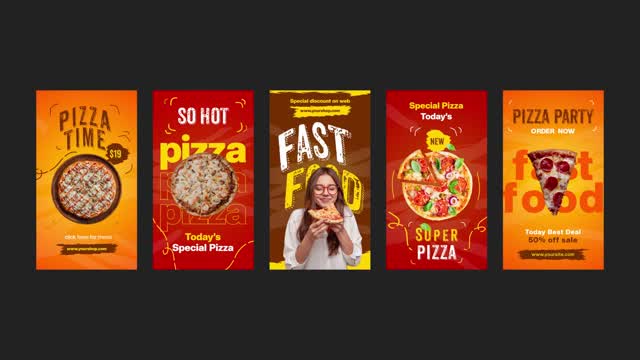 Pizza Templates Royalty-Free - Storyblocks