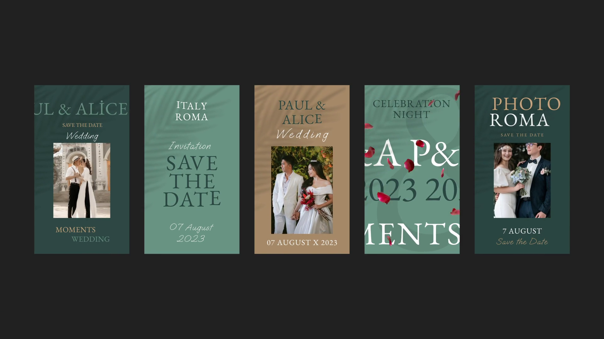 Romantic Album Instagram Reels Template SBV-348404642 - Storyblocks