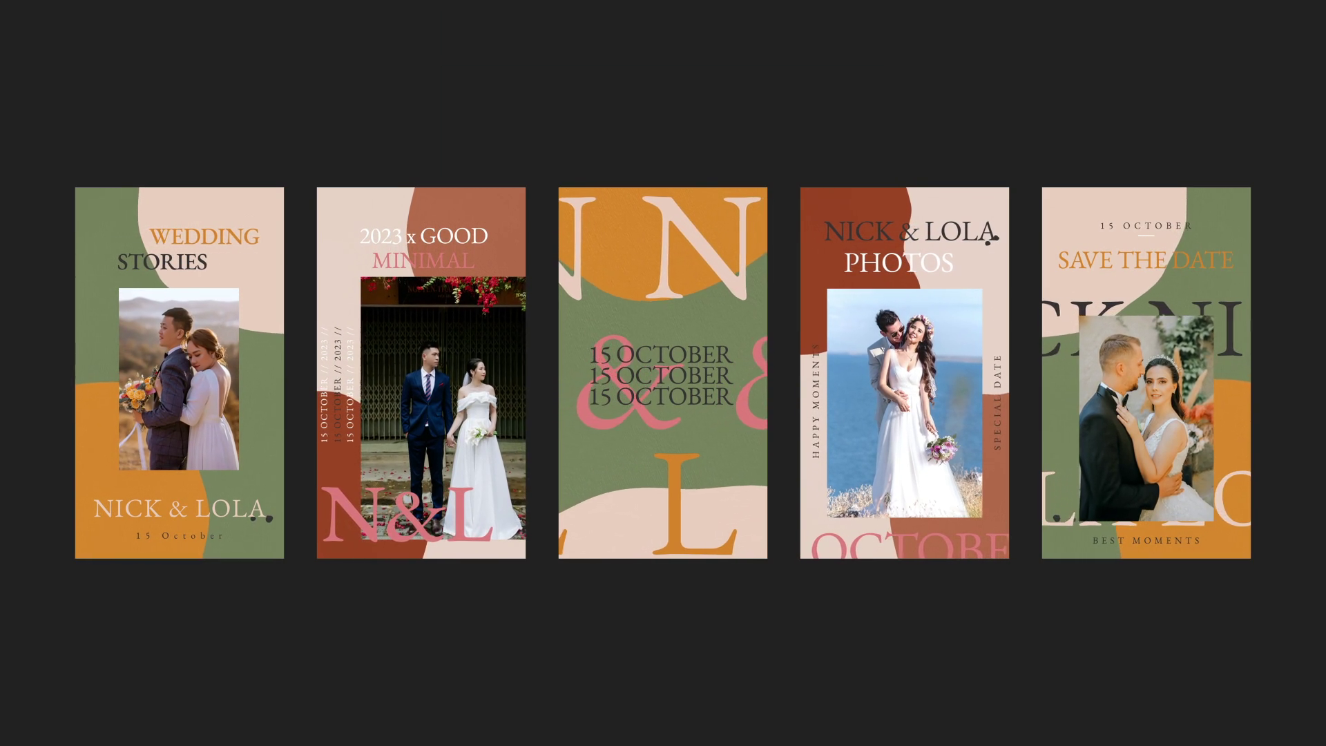 Romantic Album Instagram Stories Template SBV-348407054 - Storyblocks